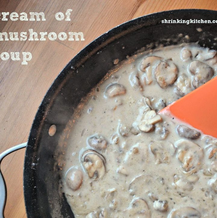 Cream Of Mushroom Soup Recipe ⋆ Shrinking Kitchen